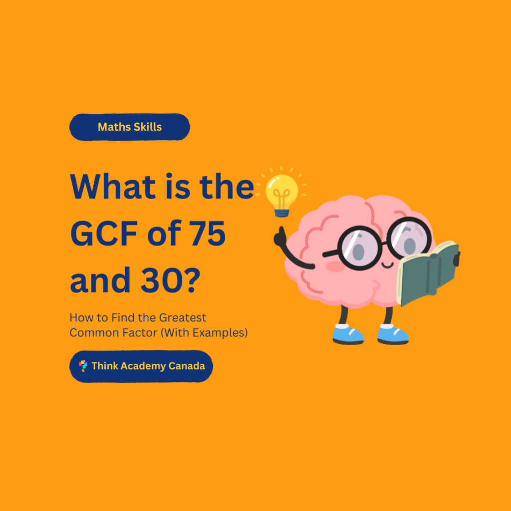 What is the GCF of 75 and 30? Find the Greatest Common Factor